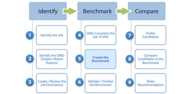 The Job Benchmarking Process The Job Benchmarking Process
